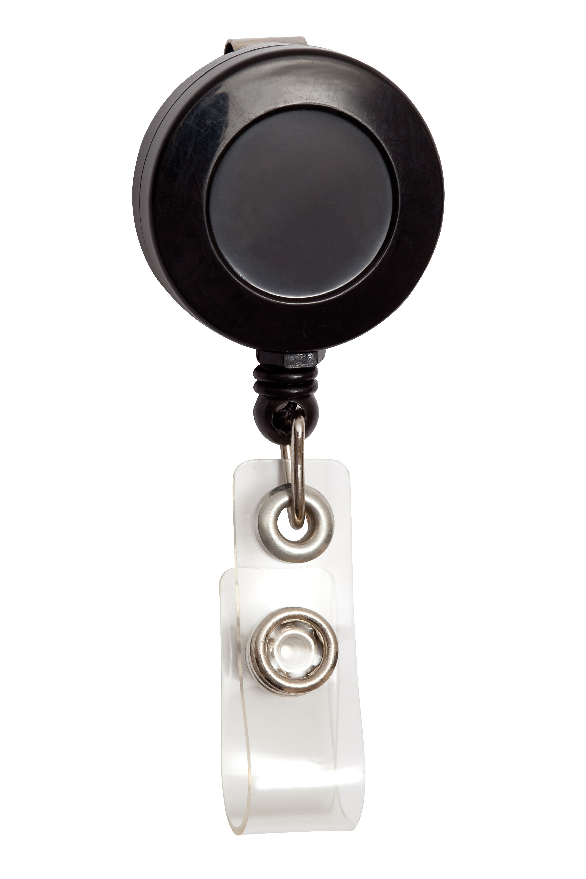 Round Retractable Card Holders Great Security ID Holders For Swipe Access